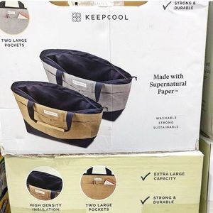 keep cool | Bags | New Keep Cool Insulated Zippered Cooler Totes 2g ...